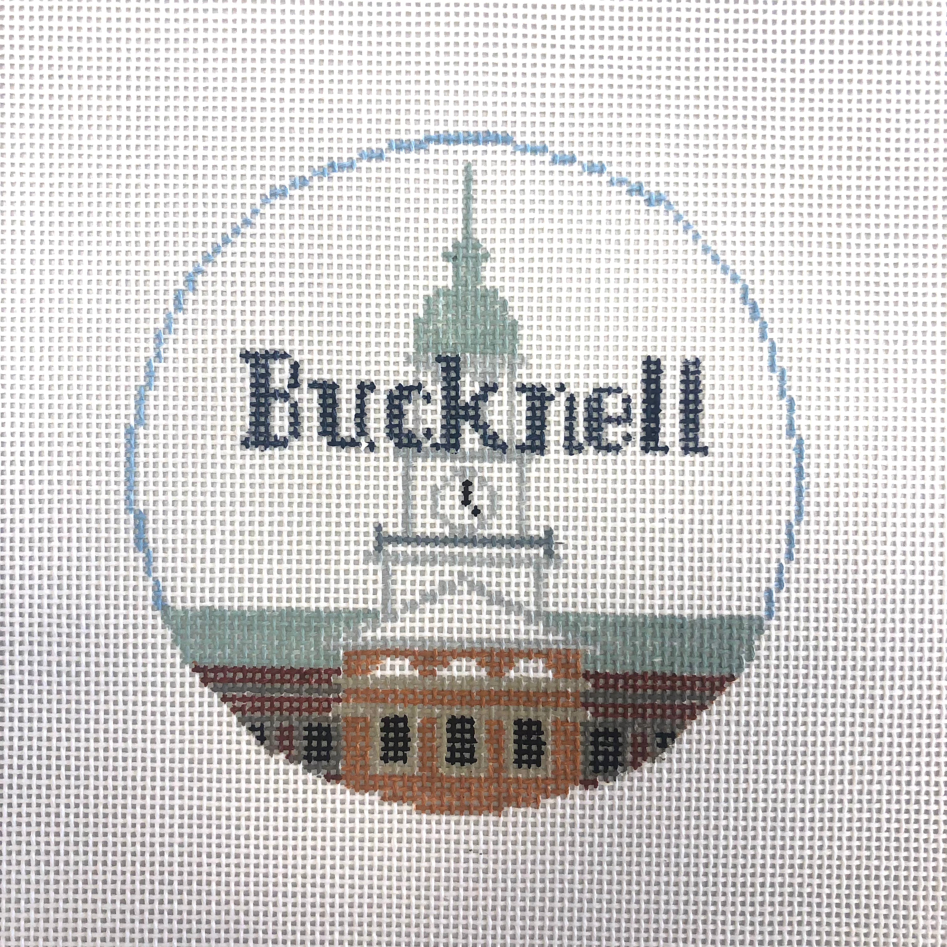 Bucknell University Ornament Needlepoint Canvas – Bargello Needlepoint