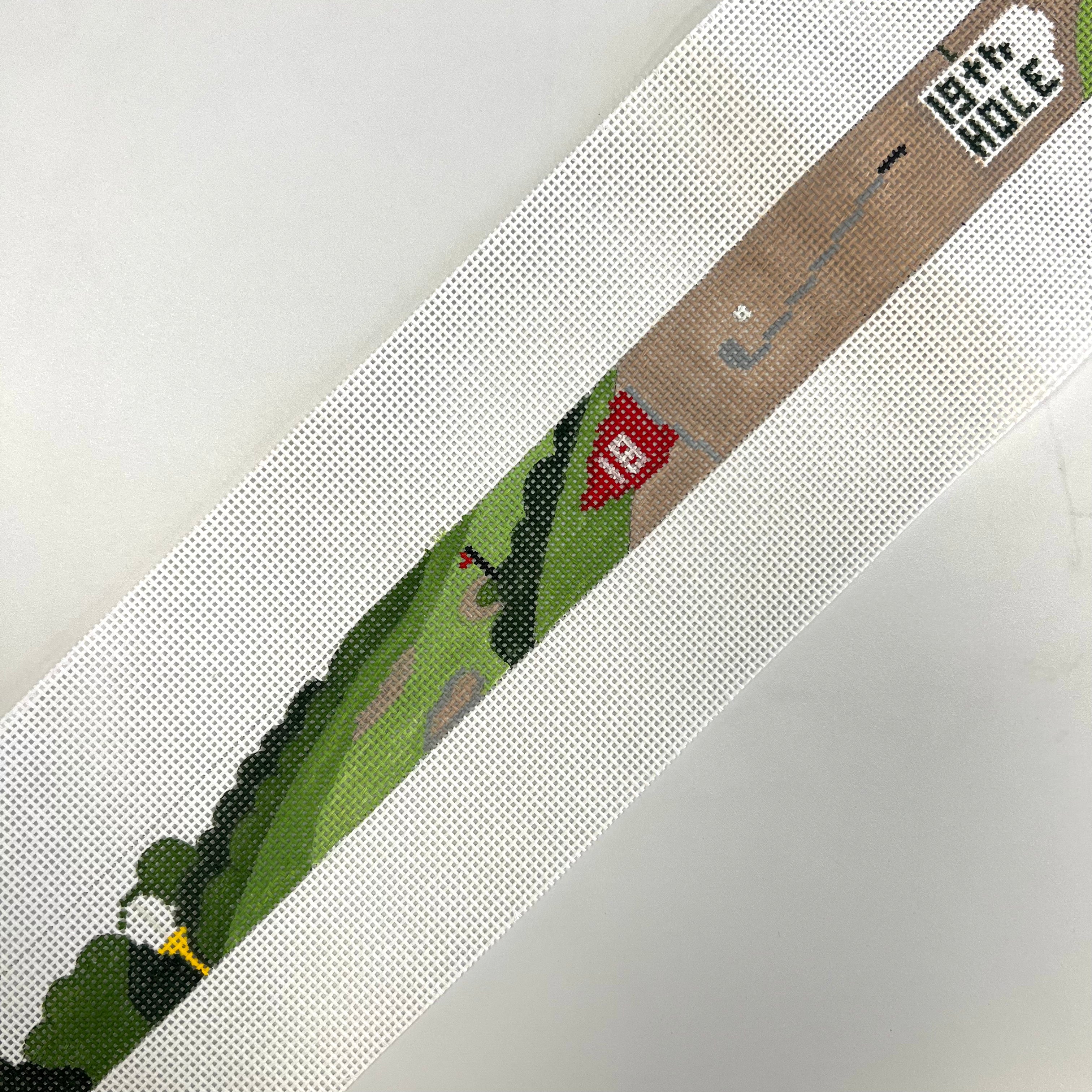 Golf Course 19th Hole Belt Needlepoint Canvas – Bargello Needlepoint