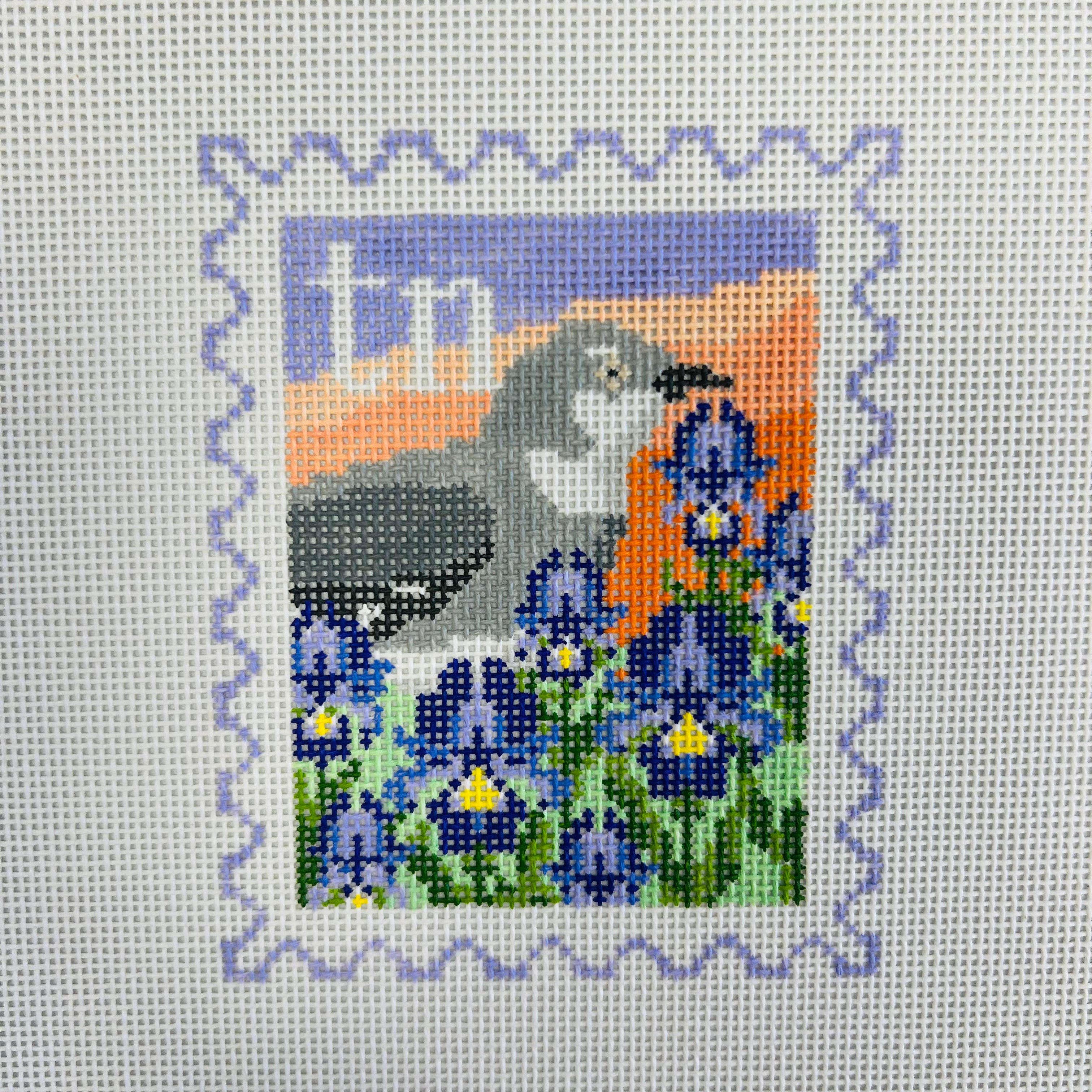 Tennessee Stamp Needlepoint Canvas – Bargello Needlepoint