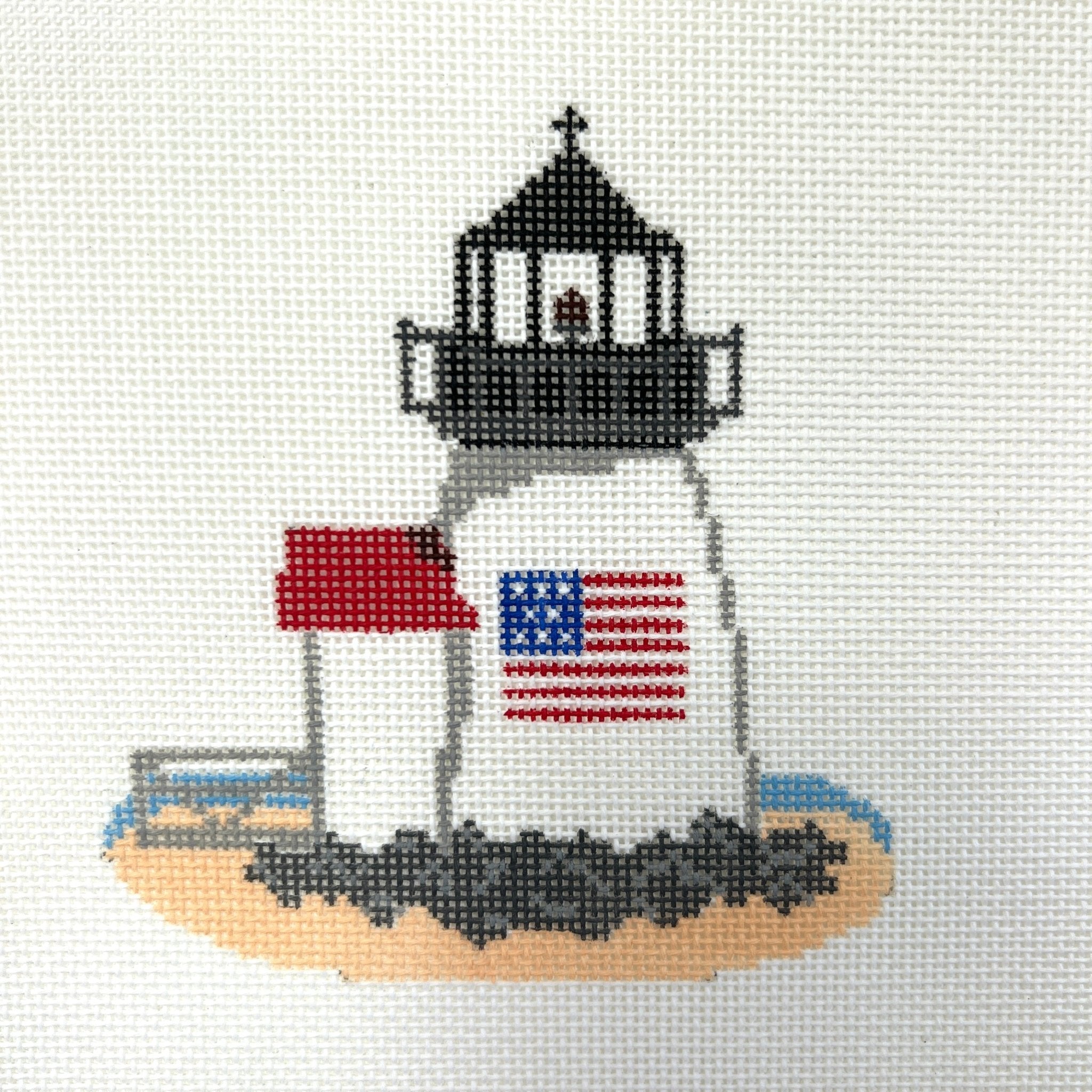 American Lighthouse Needlepoint Canvas – Bargello Needlepoint