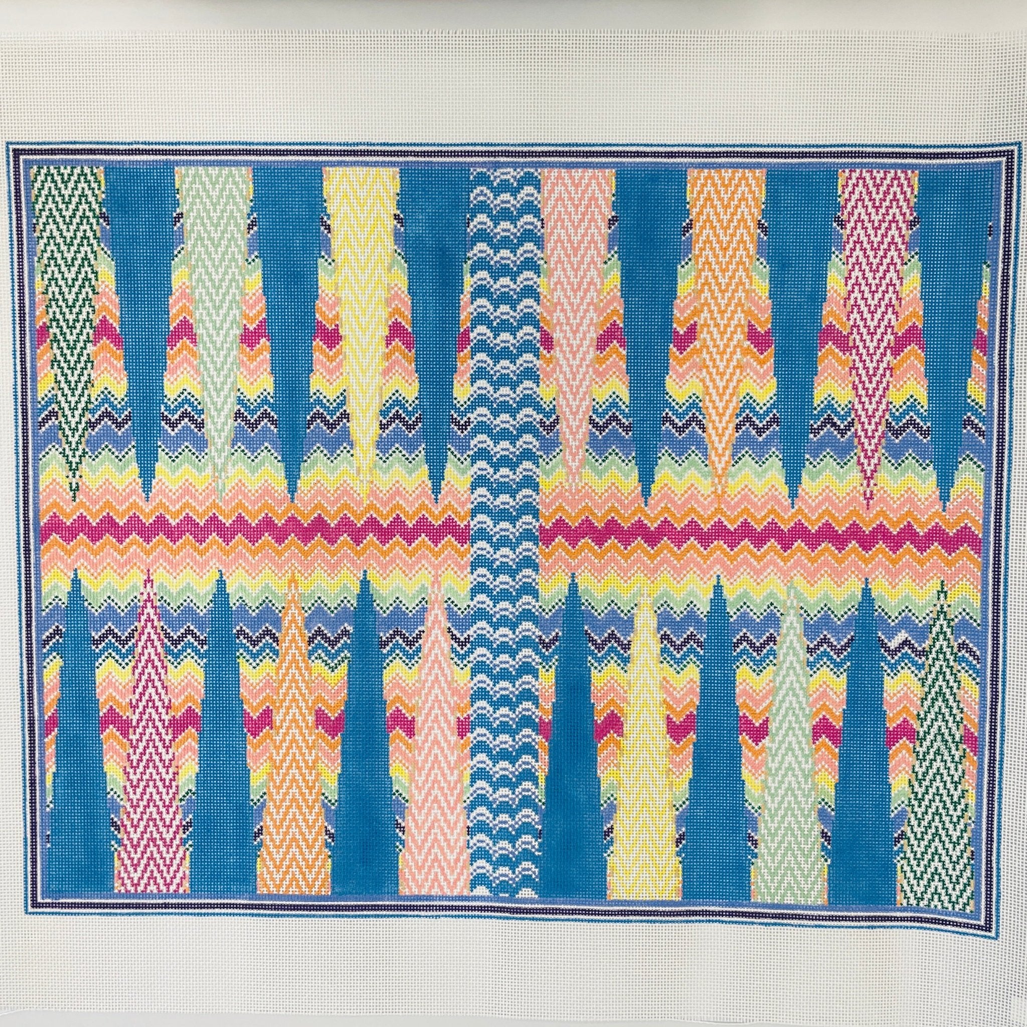 Bargello Backgammon Board Needlepoint Canvas – Bargello Needlepoint