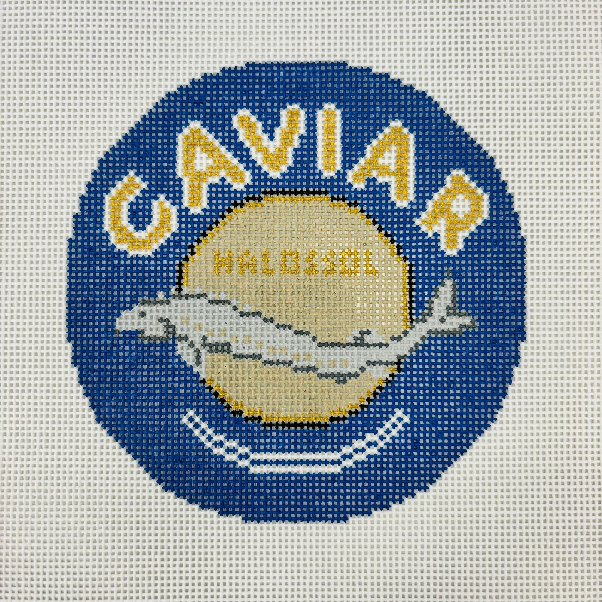 Caviar Tin Needlepoint Canvas – Bargello Needlepoint