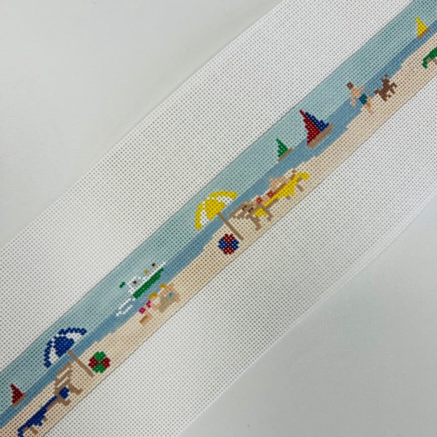 Day At The Beach Belt Needlepoint Canvas – Bargello Needlepoint