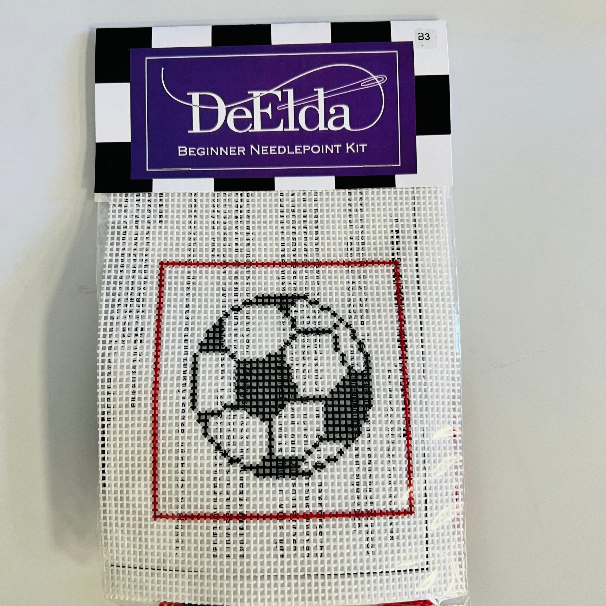 DeElda Soccer Ball Kit (includes fiber) – Bargello Needlepoint