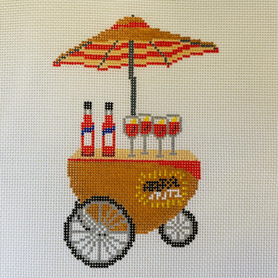 Spritz Cart Needlepoint Canvas – Bargello Needlepoint