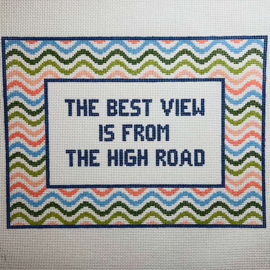 The Best View Needlepoint Canvas – Bargello Needlepoint