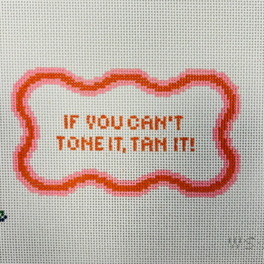 Tone It, Tan It Needlepoint Canvas – Bargello Needlepoint